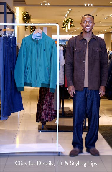 Polo Ralph Lauren Embroidered Logo Raglan Sleeve Jacket | Nordstrom