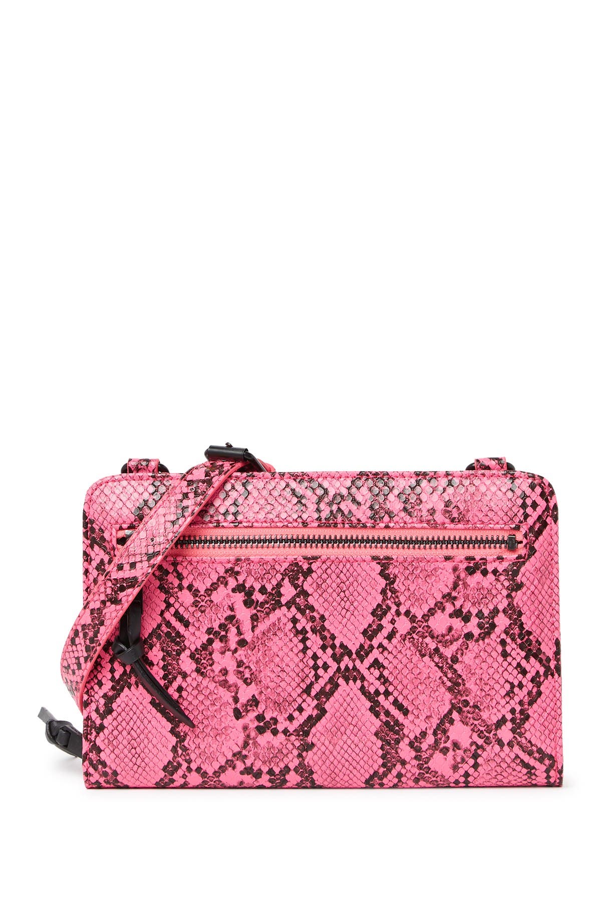 French Connection Lucy Neon Snakeskin Embossed Crossbody Wallet ...