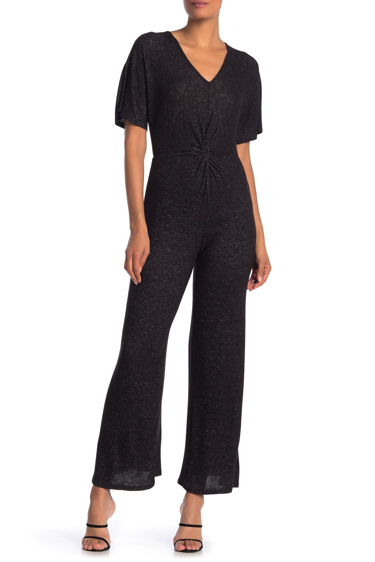 VANITY ROOM Front Twist V-Neck Jumpsuit | Nordstromrack