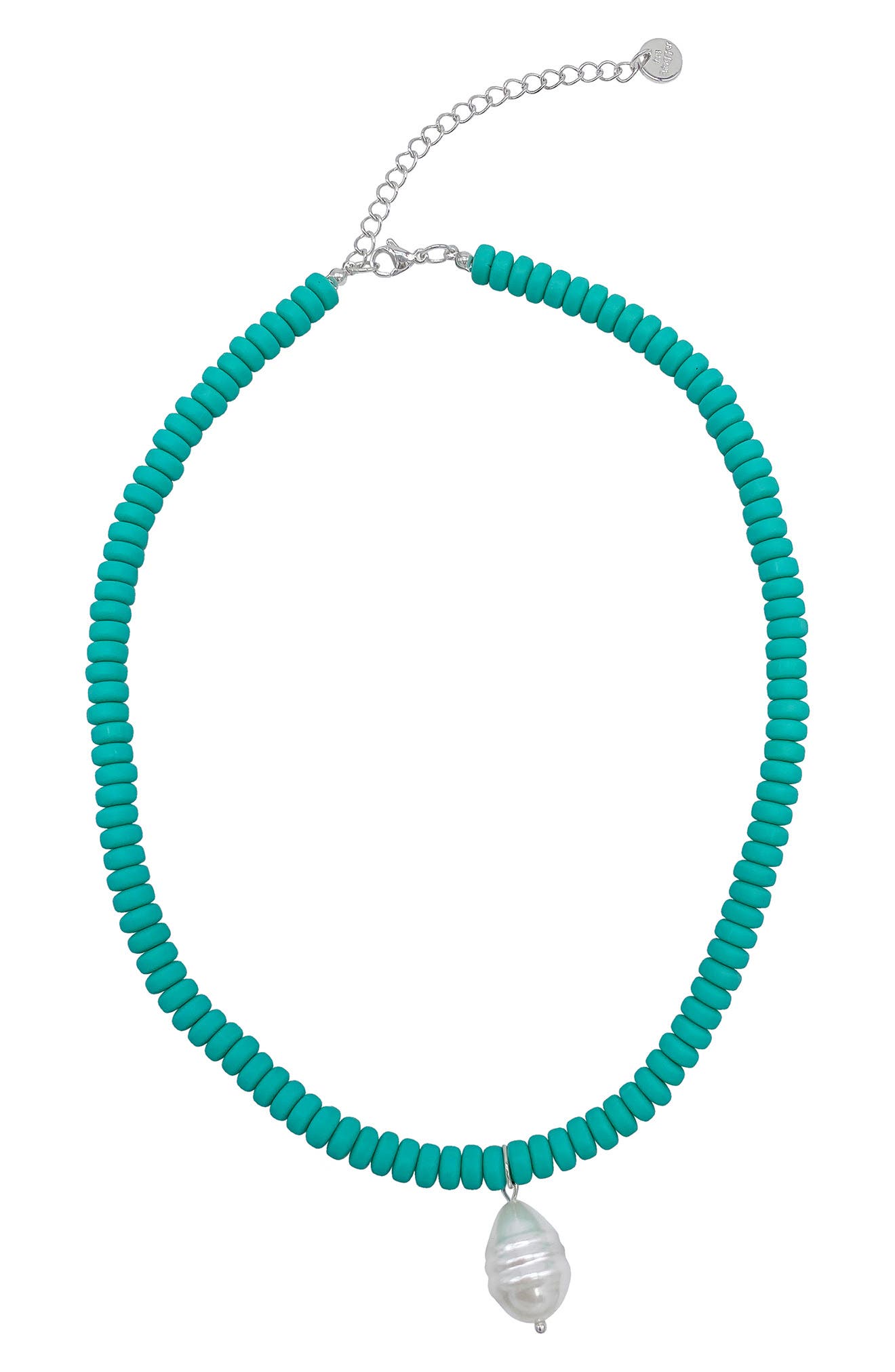Adornia Turquoise Beaded Freshwater Pearl Necklace | Nordstromrack