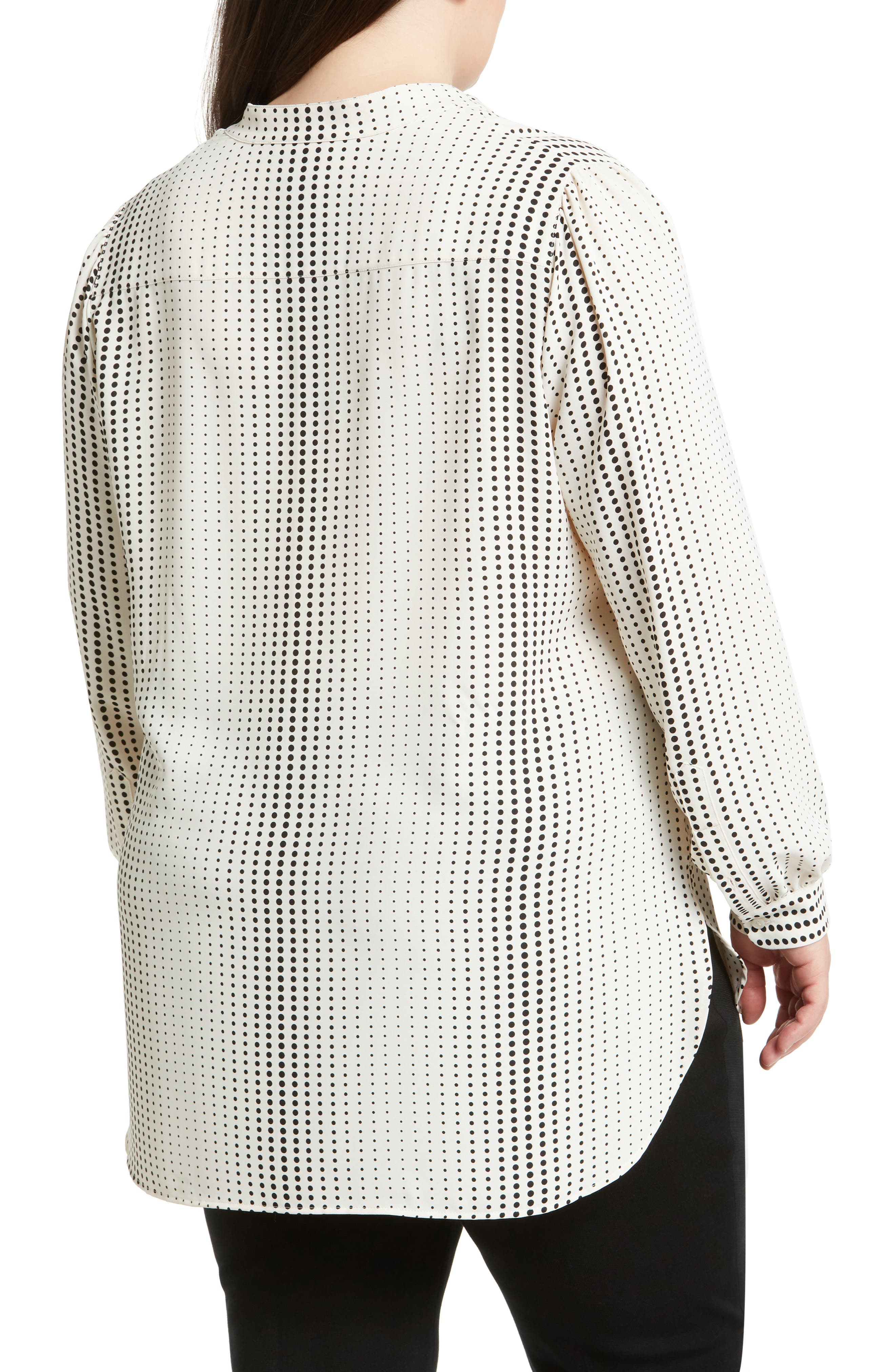 Anne Klein Gradient Dot Print Popover Blouse | Nordstromrack