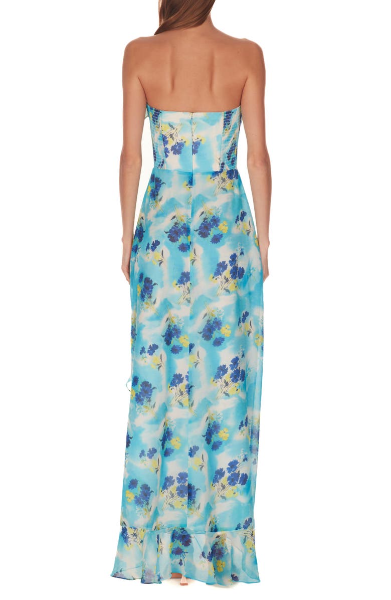 Amanda Uprichard Corinna Strapless High-Low Ruffle Dress | Nordstromrack