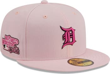 New Era Men's New Era Pink Detroit Tigers 1984 MLB World Series 59FIFTY ...