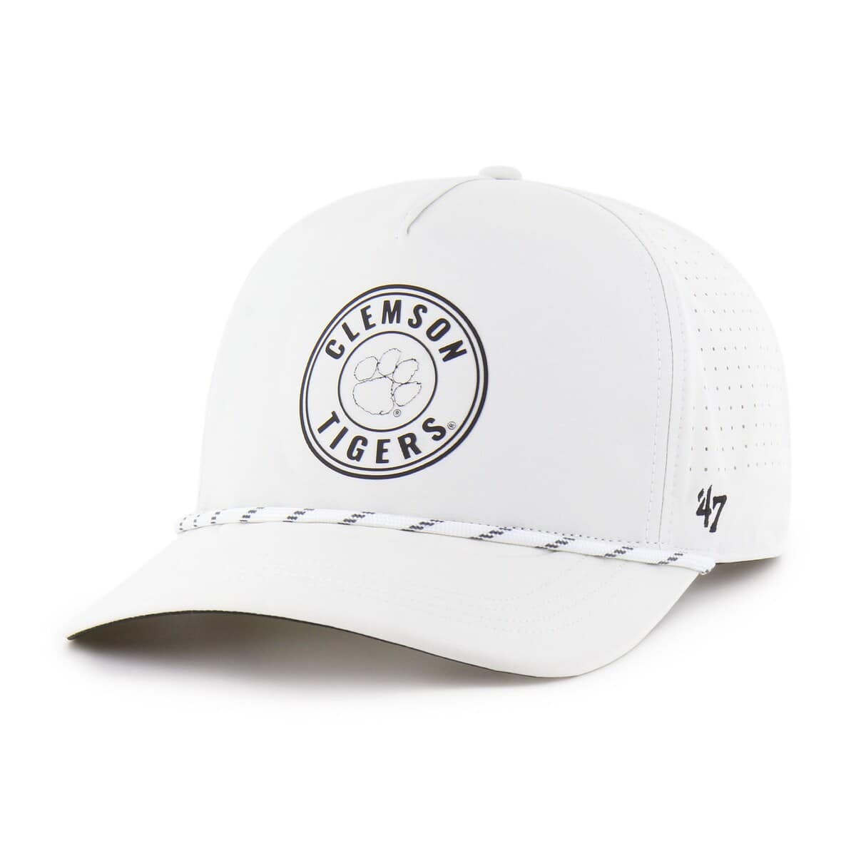 '47 Men's '47 White Clemson Tigers Forward Collection Loop Hitch ...