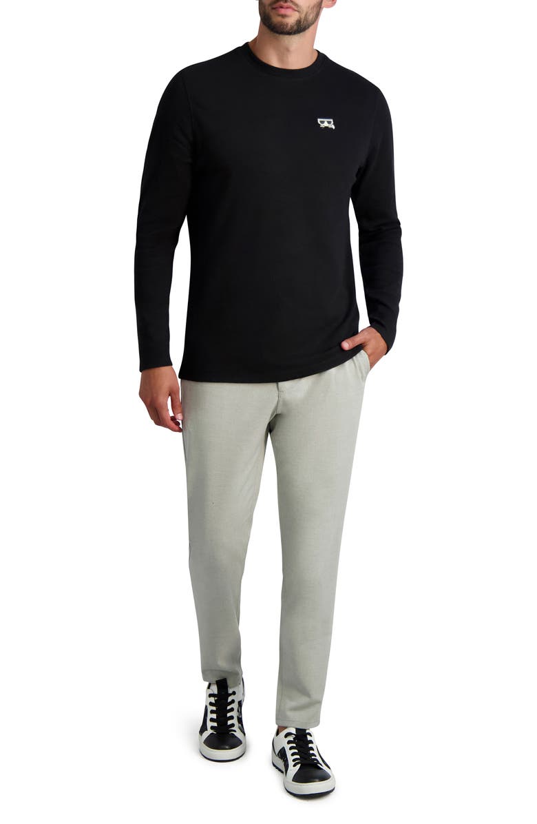 KARL LAGERFELD PARIS Long Sleeve Thermal T-Shirt | Nordstromrack