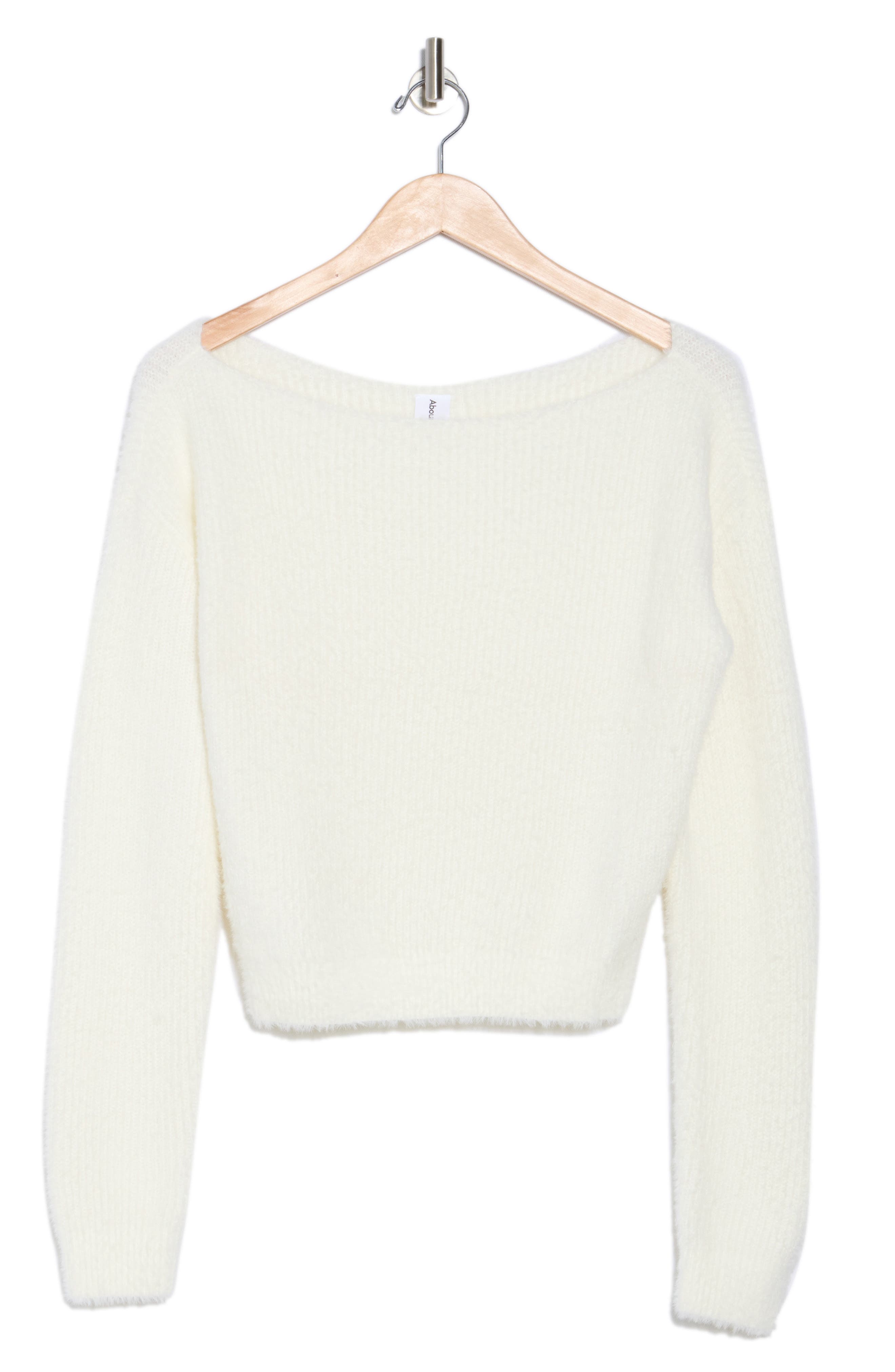 Abound Eyelash Knit Slash Neck Sweater | Nordstromrack