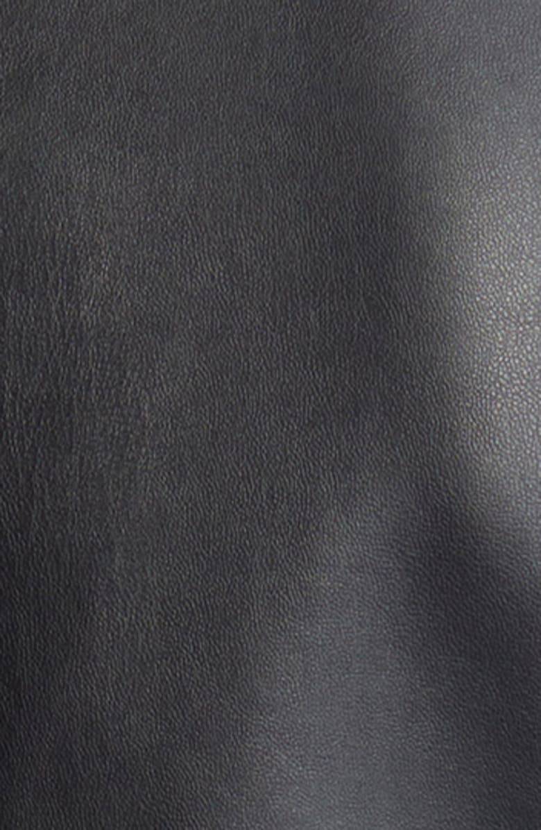 Via Spiga Peplum Faux Leather Jacket | Nordstromrack