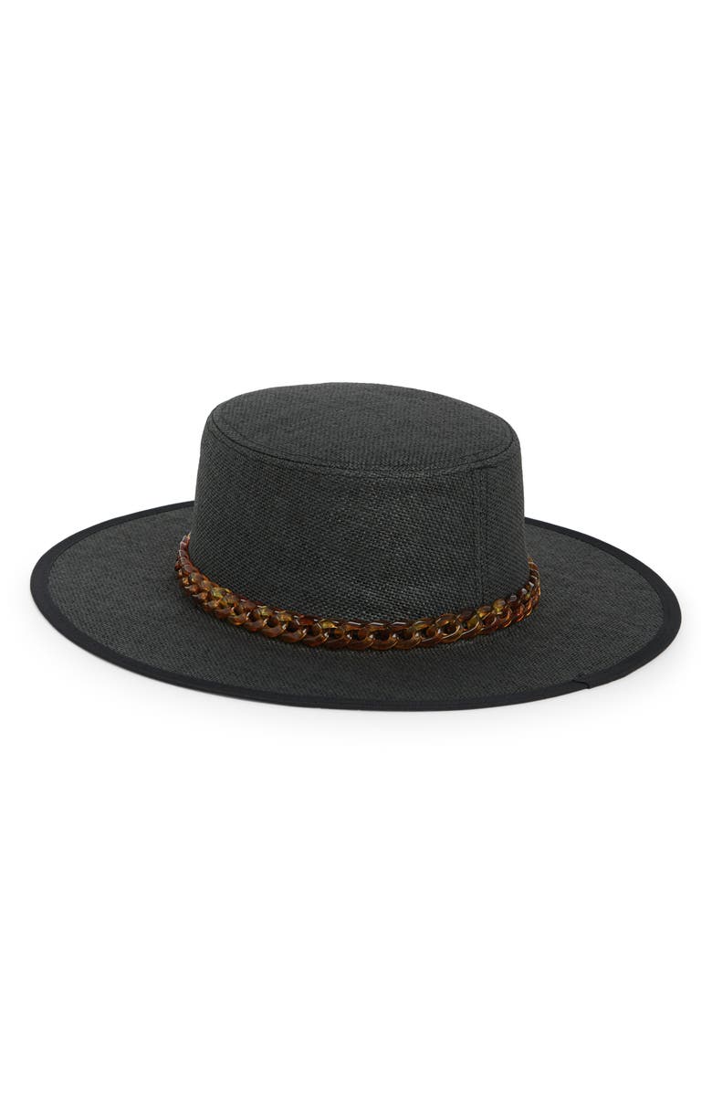 Steve Madden Chain Trim Boater Hat | Nordstromrack