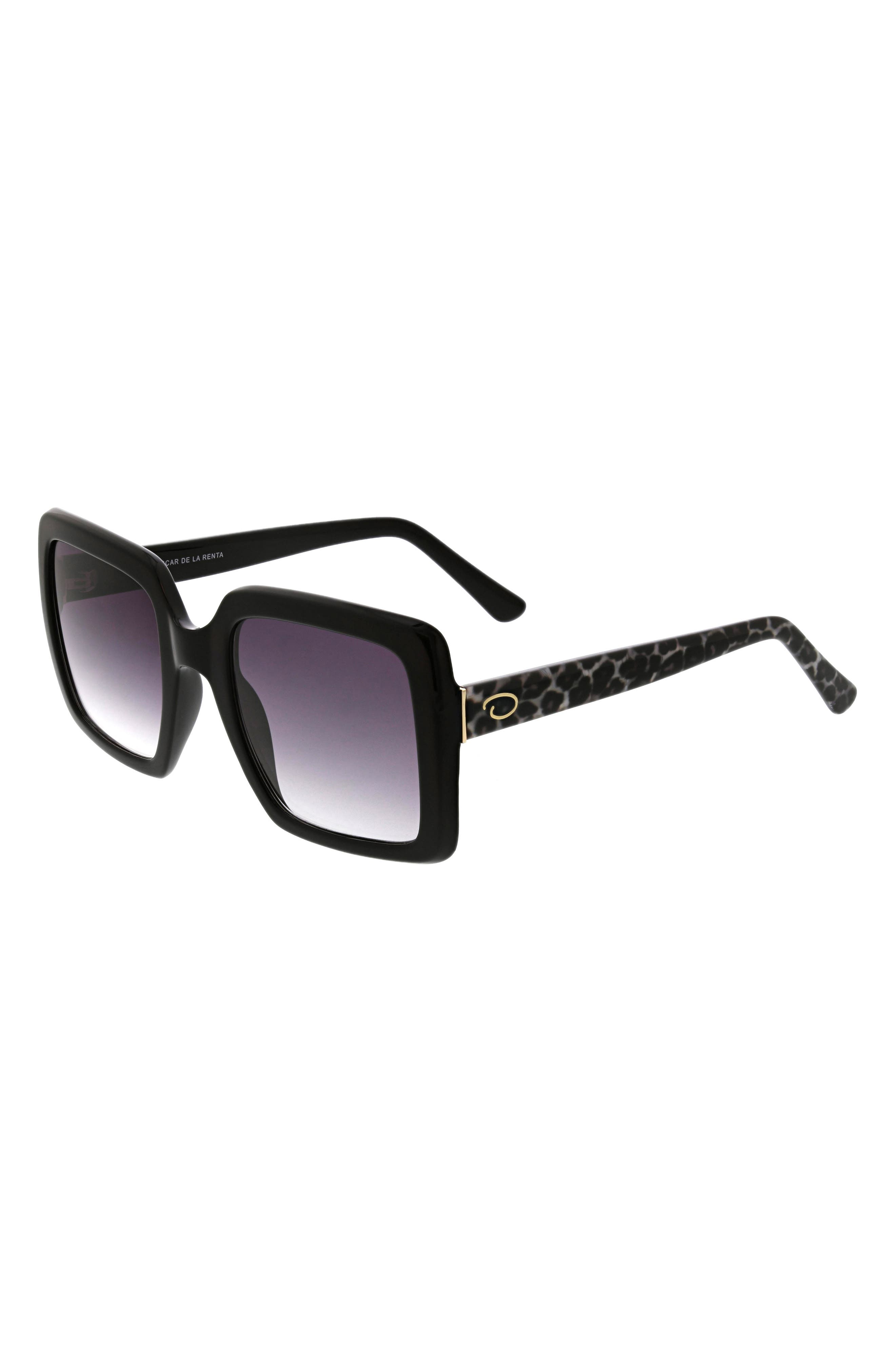 Oscar de la Renta 52mm Large Contemporary Square Sunglasses | Nordstromrack