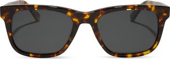 DIFF 54mm Rectangle Frame Sunglasses | Nordstromrack