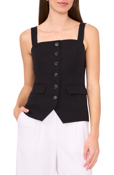 Women's Black Button Up Tops | Nordstrom