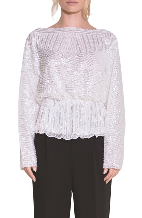 Women's Metallic Tops | Nordstrom