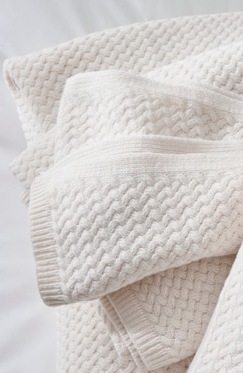The White Company Manon Lambswool Blend Knit Throw Blanket | Nordstrom