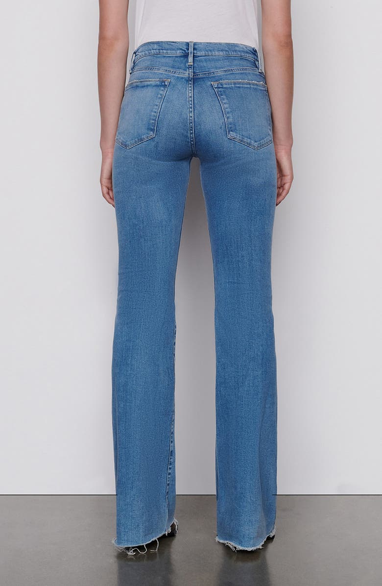 FRAME Le High (Bio)degradable Flare Degradable Organic Cotton Jeans ...