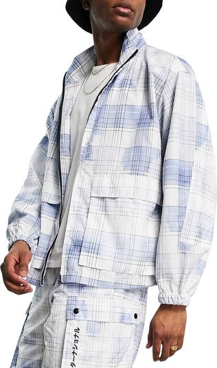 Topman Check High Neck Jacket | Nordstromrack