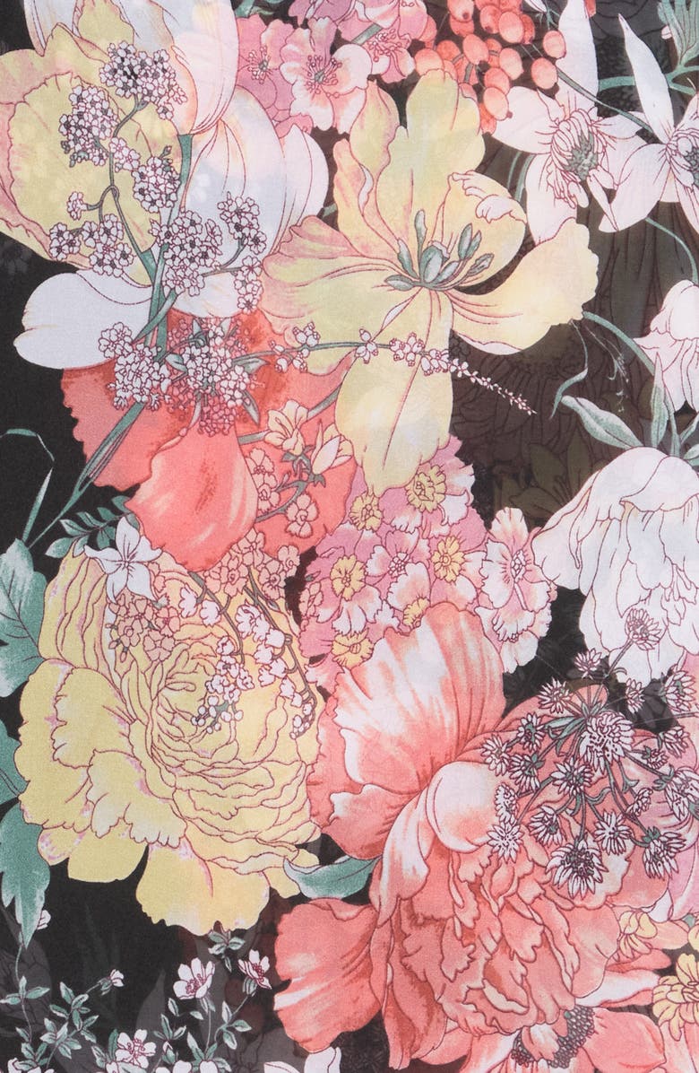 Vince Camuto Illustrated Floral Oblong Scarf | Nordstromrack