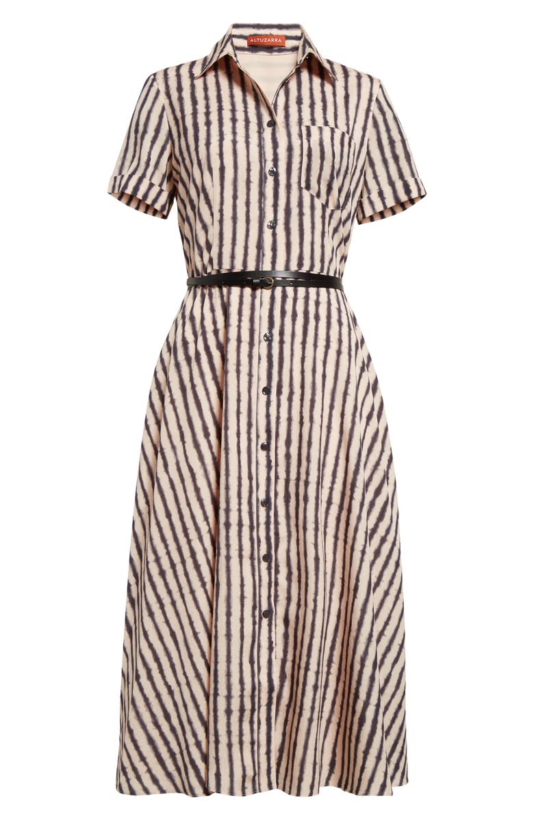 Altuzarra Kiera Print Belted Shirtdress | Nordstromrack