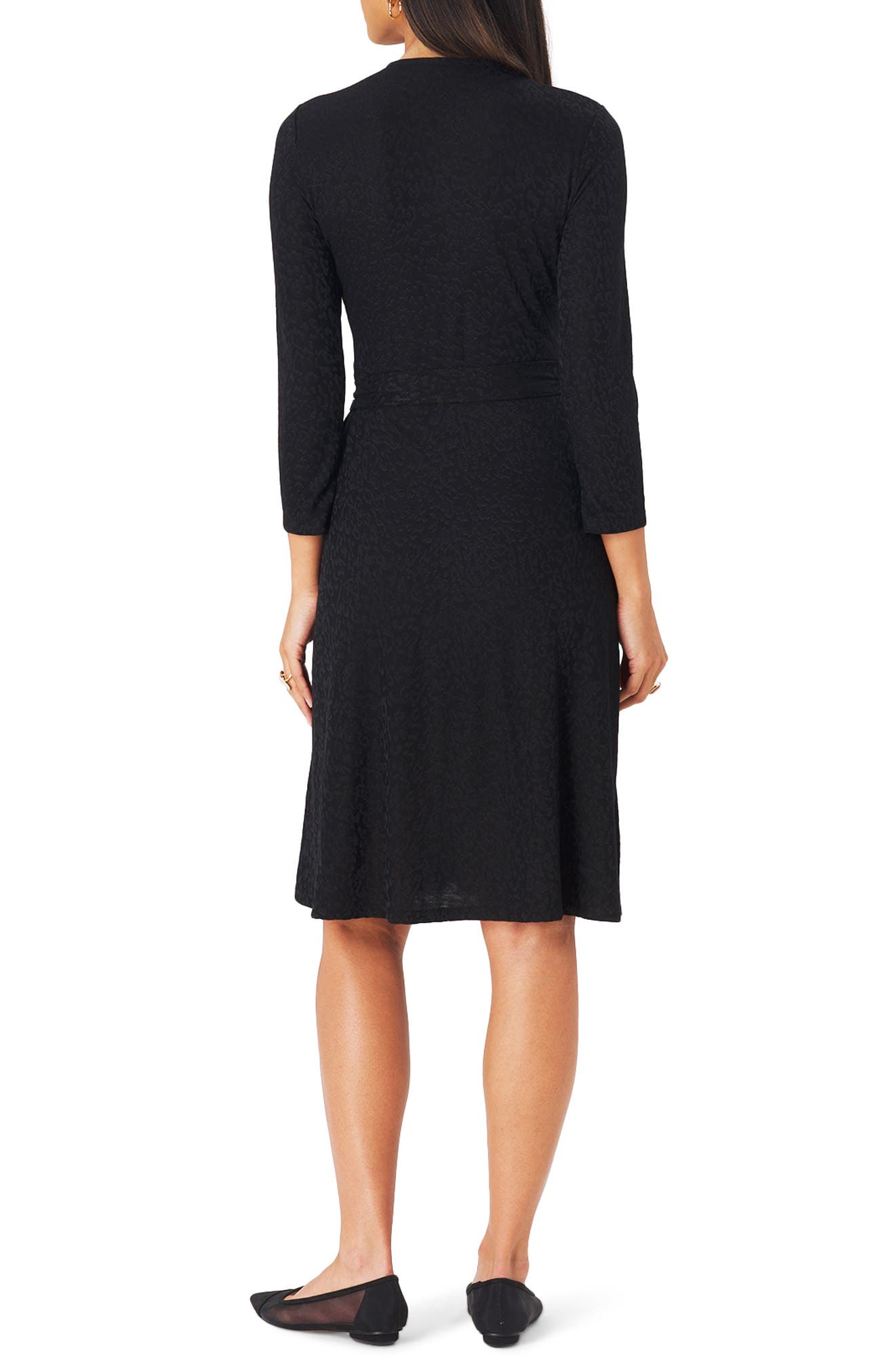 Leota Print Jersey Faux Wrap Dress | Nordstromrack