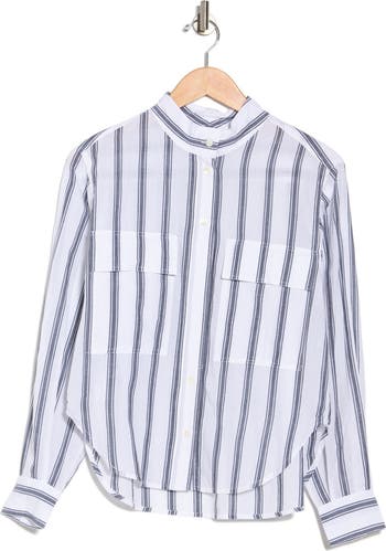 FRAME Safari Striped Long Sleeve T-Shirt | Nordstromrack