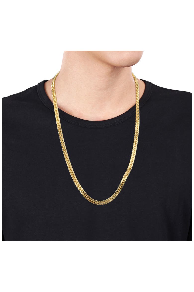 DELMAR Men's Double Curb Link Chain Necklace (Men) | Nordstromrack