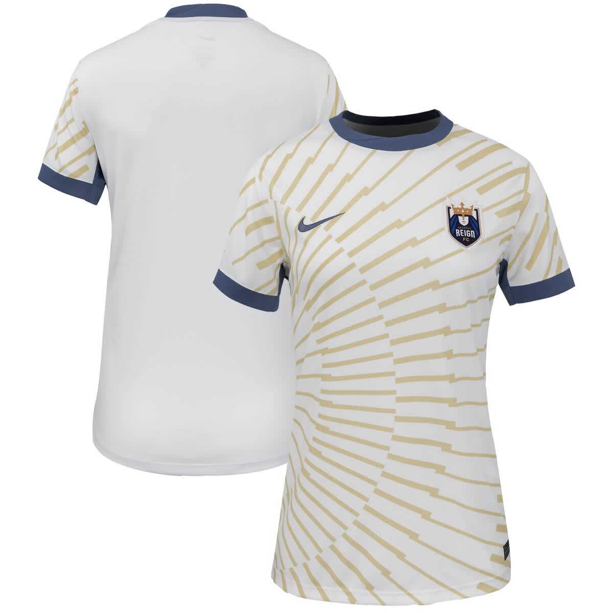 Nike Gray Seattle Reign Fc 2025 The Rise Kit Stadium Replica Jersey ...