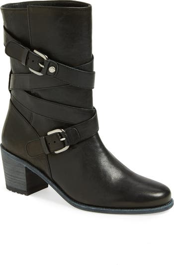Stuart Weitzman 'Dallas' Belted Leather Boot | Nordstrom