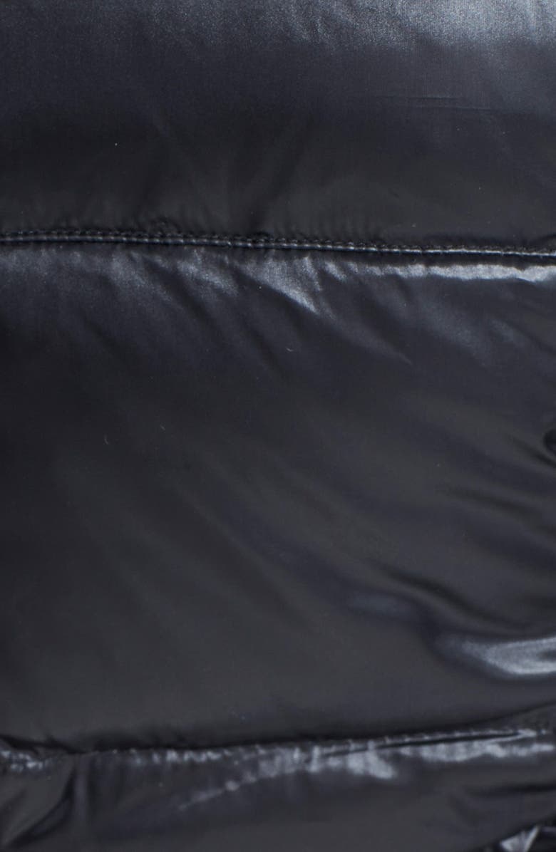 S13 SAM. 'Infinity' Belted Long Goose Down Coat with Removable Genuine ...