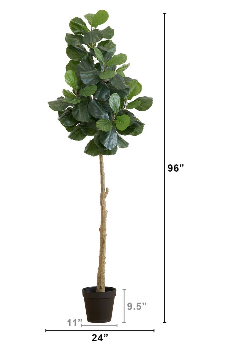 NEARLY NATURAL 8 ft. Fiddle Leaf Fig Tree Artificial Plant | Nordstromrack