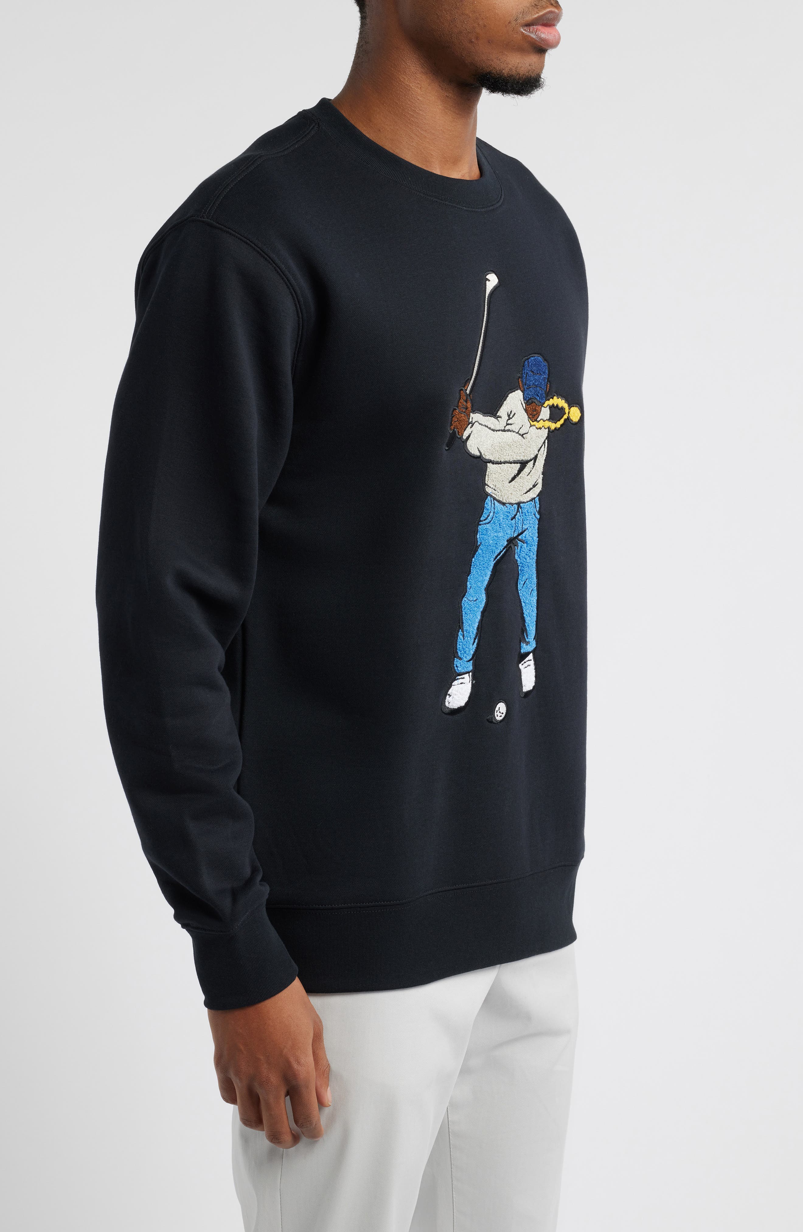 Eastside Golf Swingman Appliqué Sweatshirt | Nordstrom
