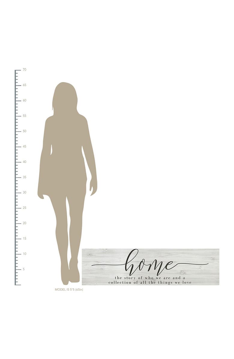STRATTON HOME DECOR White Home Quote Oversized Wall Art | Nordstromrack
