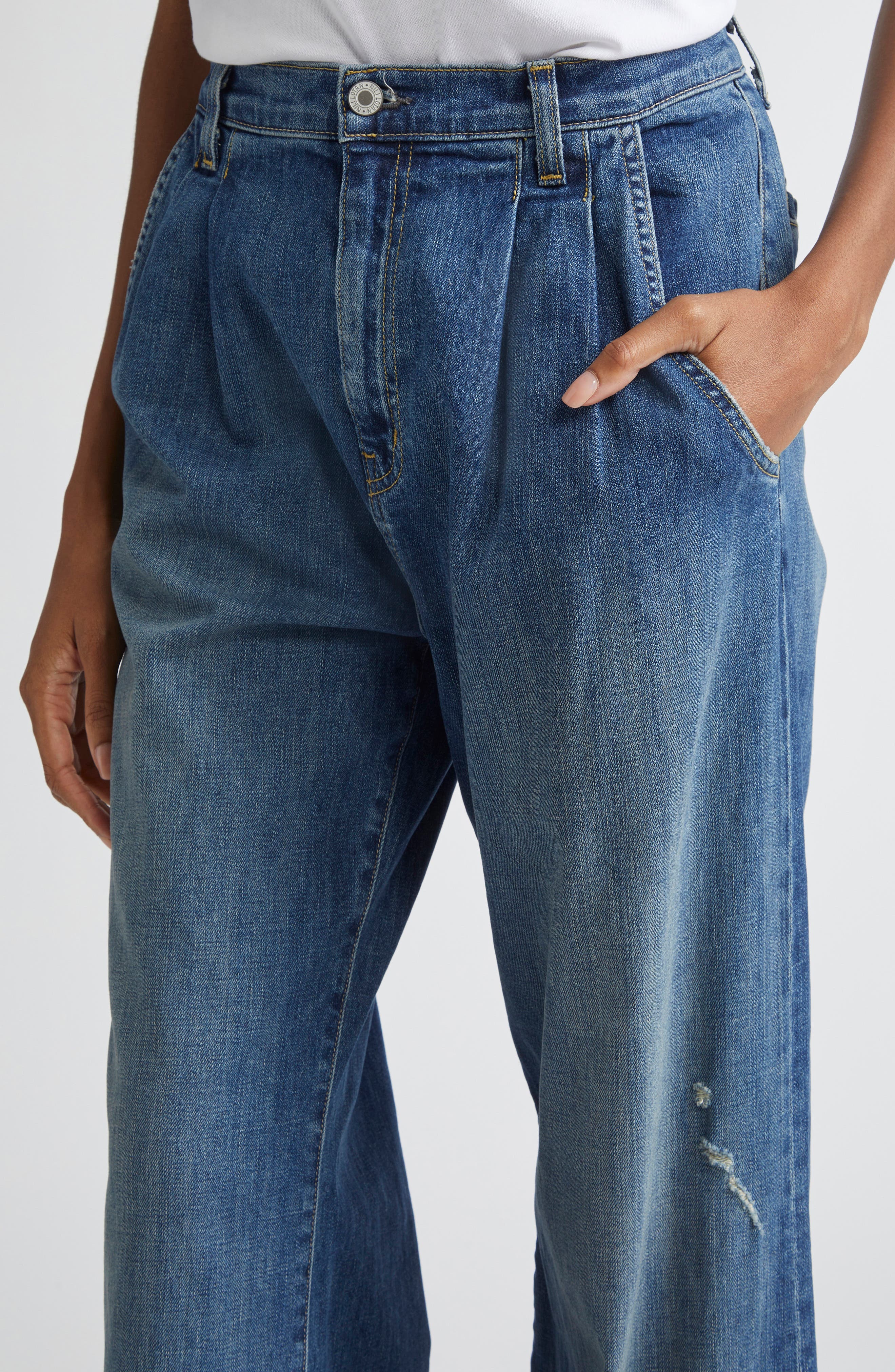Nili Lotan Flora High Waist Trouser Jeans | Nordstrom