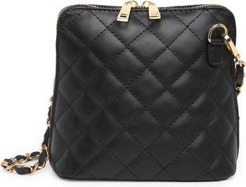 MASSIMO CASTELLO Quilted Leather Crossbody Bag | Nordstromrack