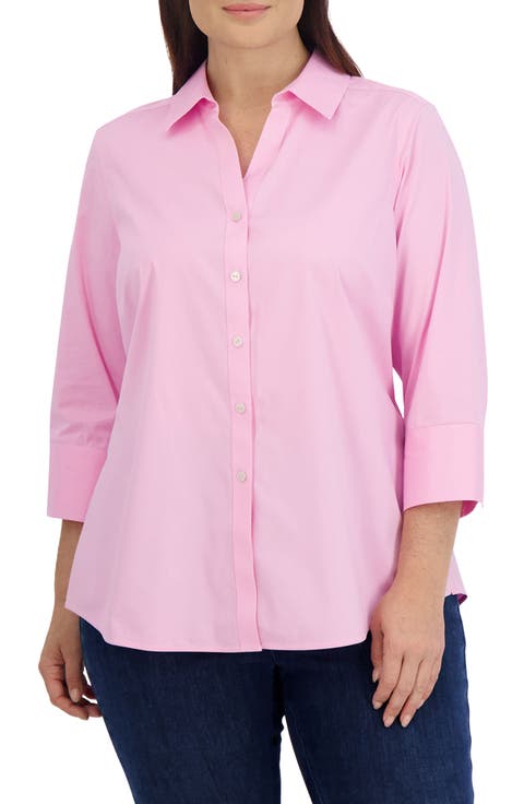 Women's Pink Button Up Tops | Nordstrom