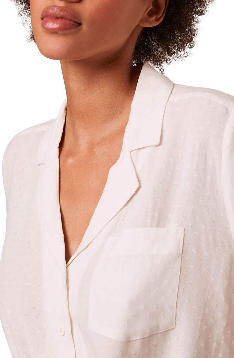 French Connection Yawa Vltudo Tie Hem Camp Shirt | Nordstromrack