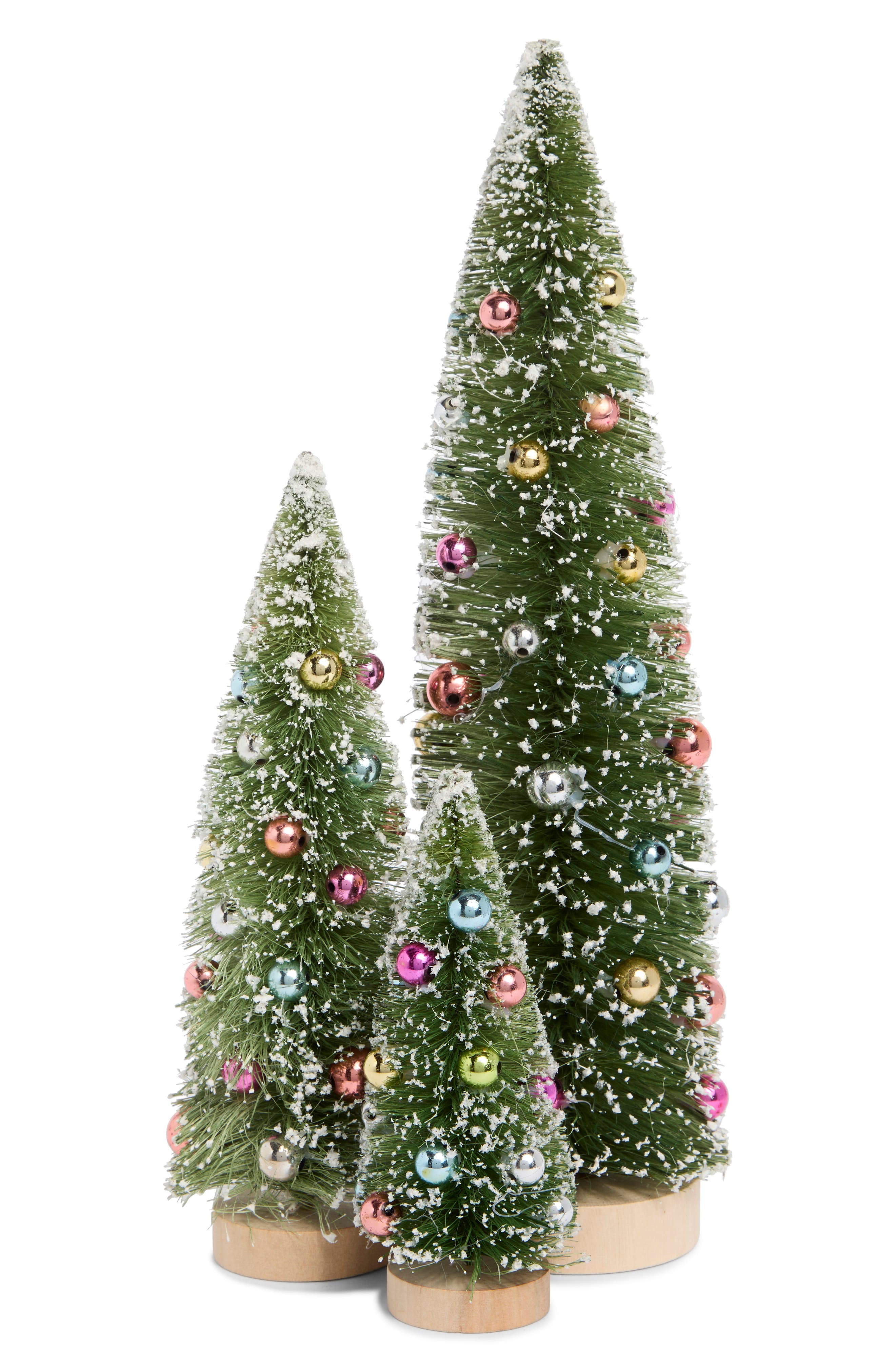 NORDSTROM RACK Set of 3 Bottlebrush Tree Decor | Nordstromrack