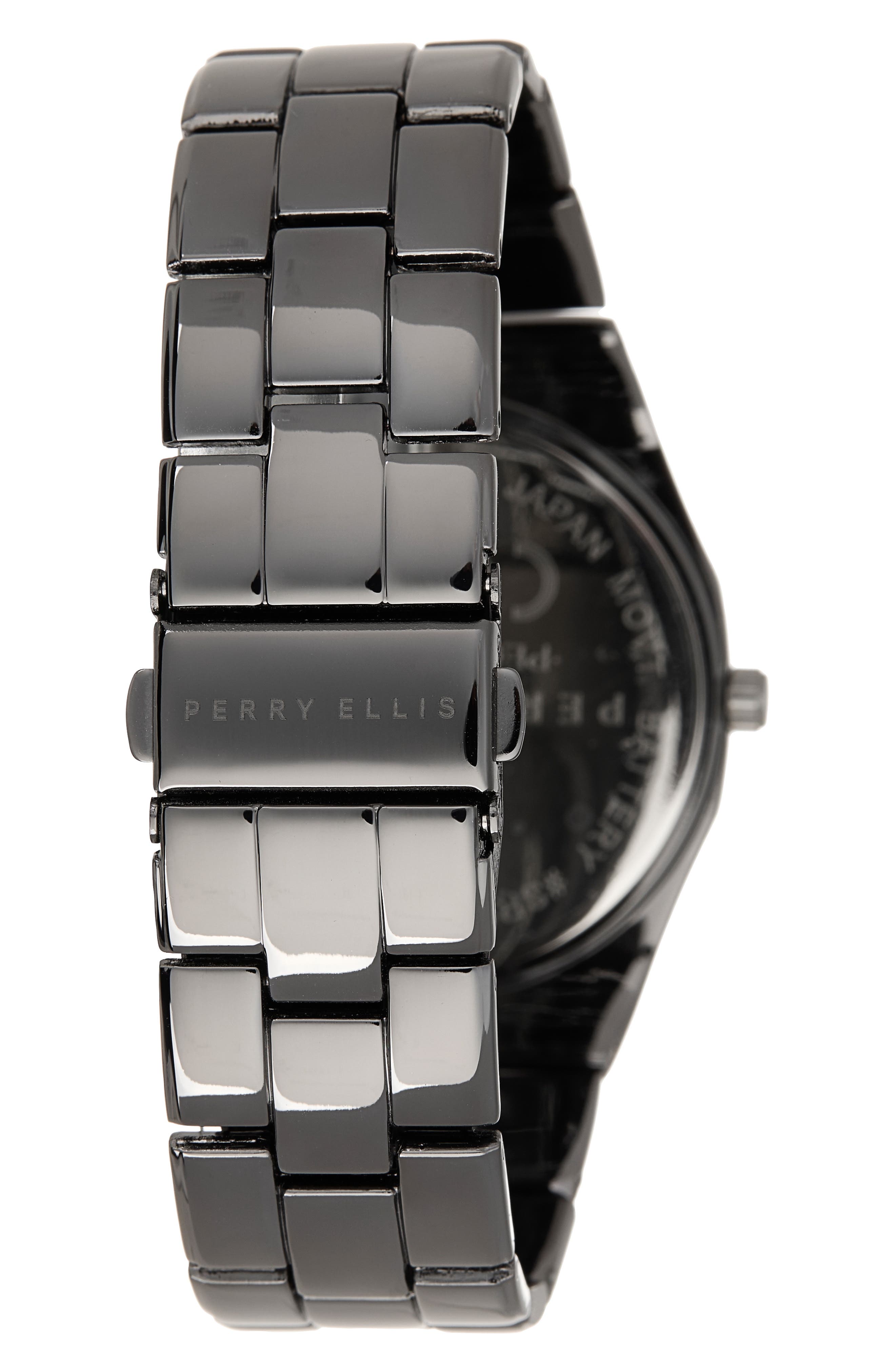 Perry Ellis Slim Diamond Bracelet Watch, 40mm | Nordstromrack