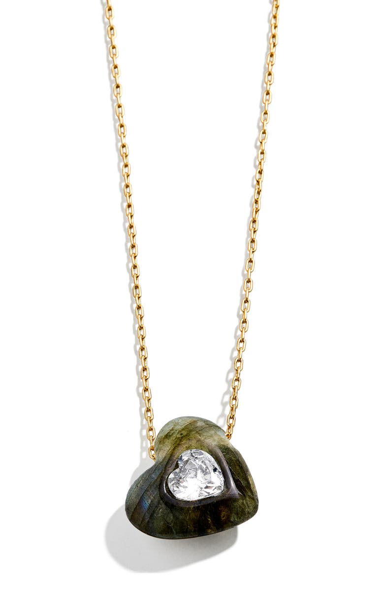 BaubleBar Crystal Heart Pendant Necklace | Nordstromrack