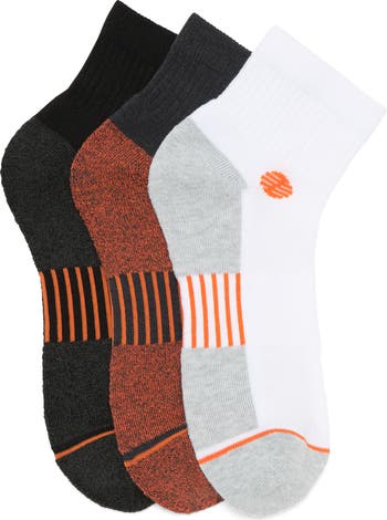 Z by Zella 3-Pack Move Quarter Socks | Nordstromrack