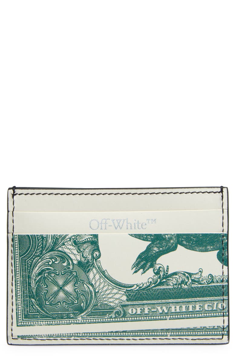 Off-White Currency Leather Card Case | Nordstromrack