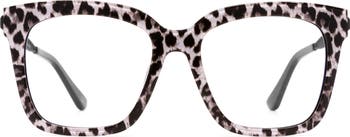 DIFF 54mm Bella Blue Light Shielding Square Frames | Nordstromrack