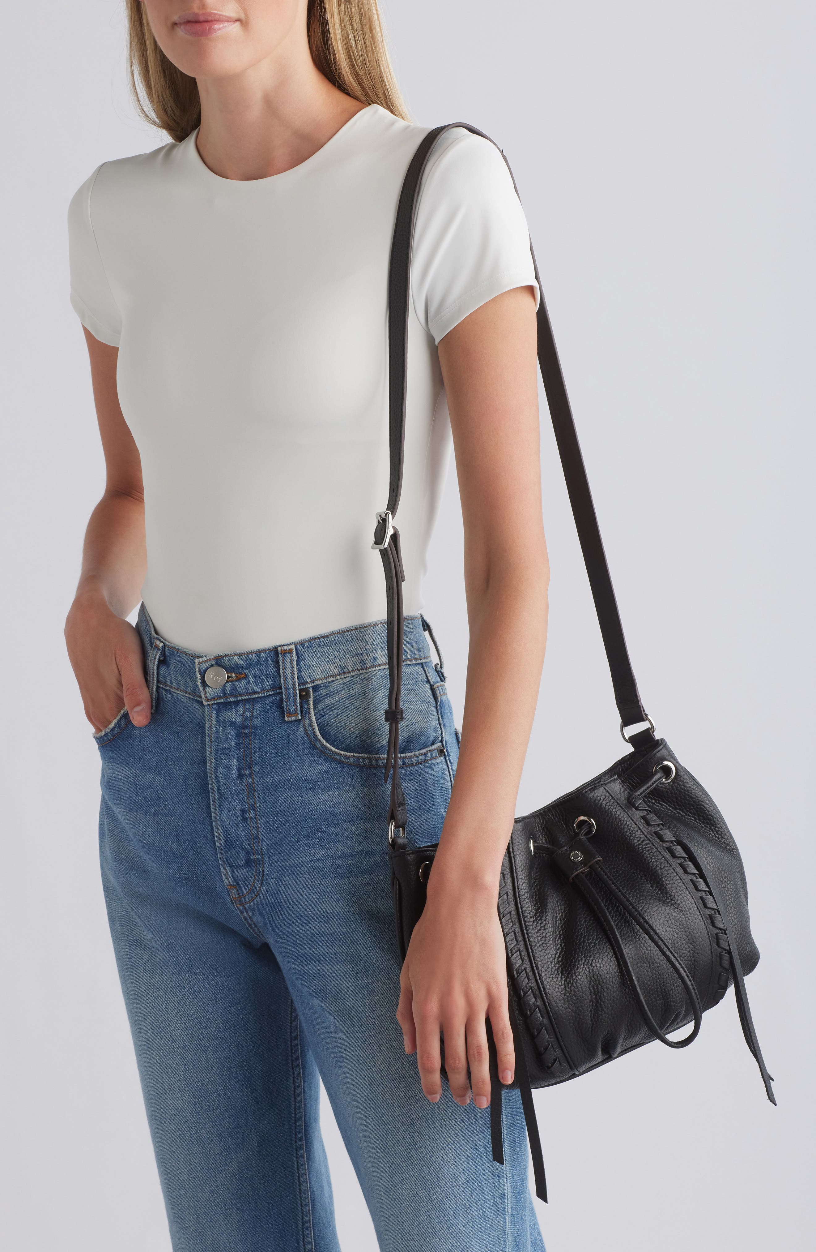 Aimee Kestenberg Harmony Leather Bucket Bag | Nordstromrack