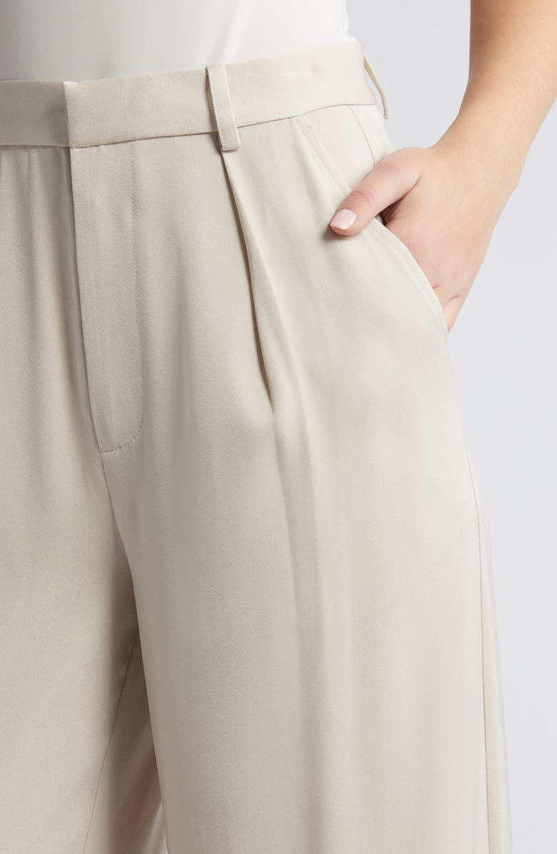 RUE SOPHIE Jennie High Waist Wide Leg Satin Pants | Nordstromrack