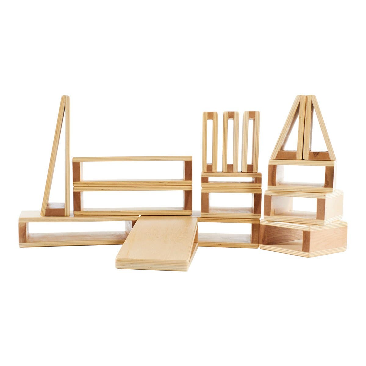 Kaplan Early Learning Company Mini Hollow Blocks in Different Shapes ...