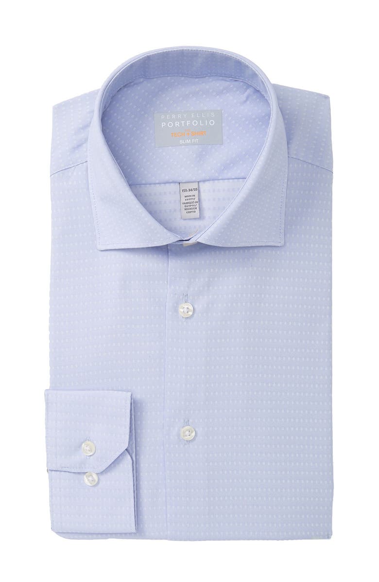 Perry Ellis Slim Fit Tech Dress Shirt | Nordstromrack