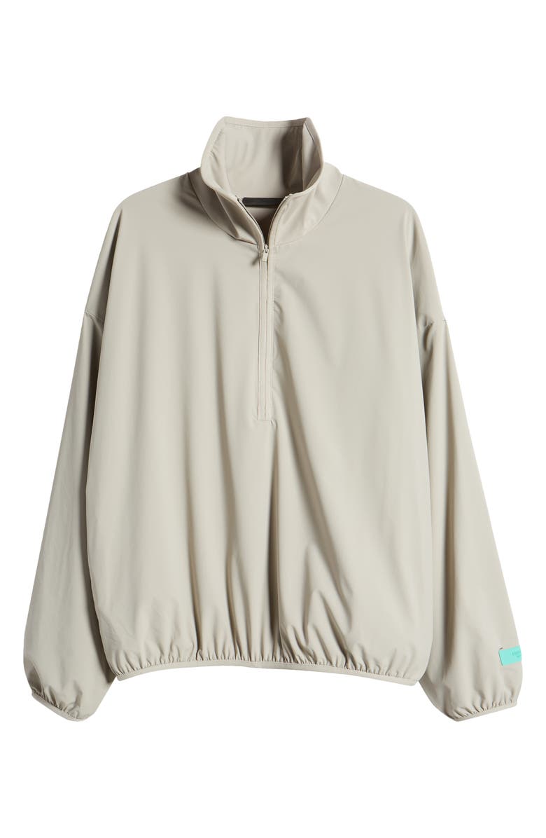 Fear of God Essentials Oversize Half Zip Stretch Nylon Pullover ...