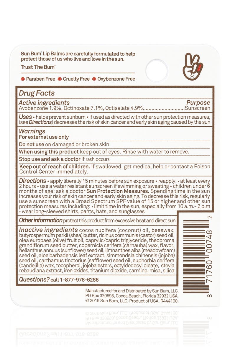 Sun Bum Tinted SPF 15 Lip Balm | Nordstromrack