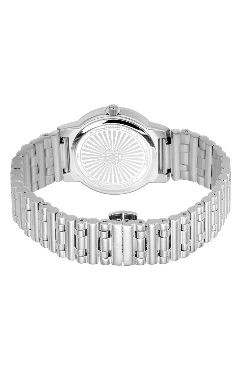 Roberto Cavalli Textured Quartz Bracelet Watch, 32mm | Nordstromrack
