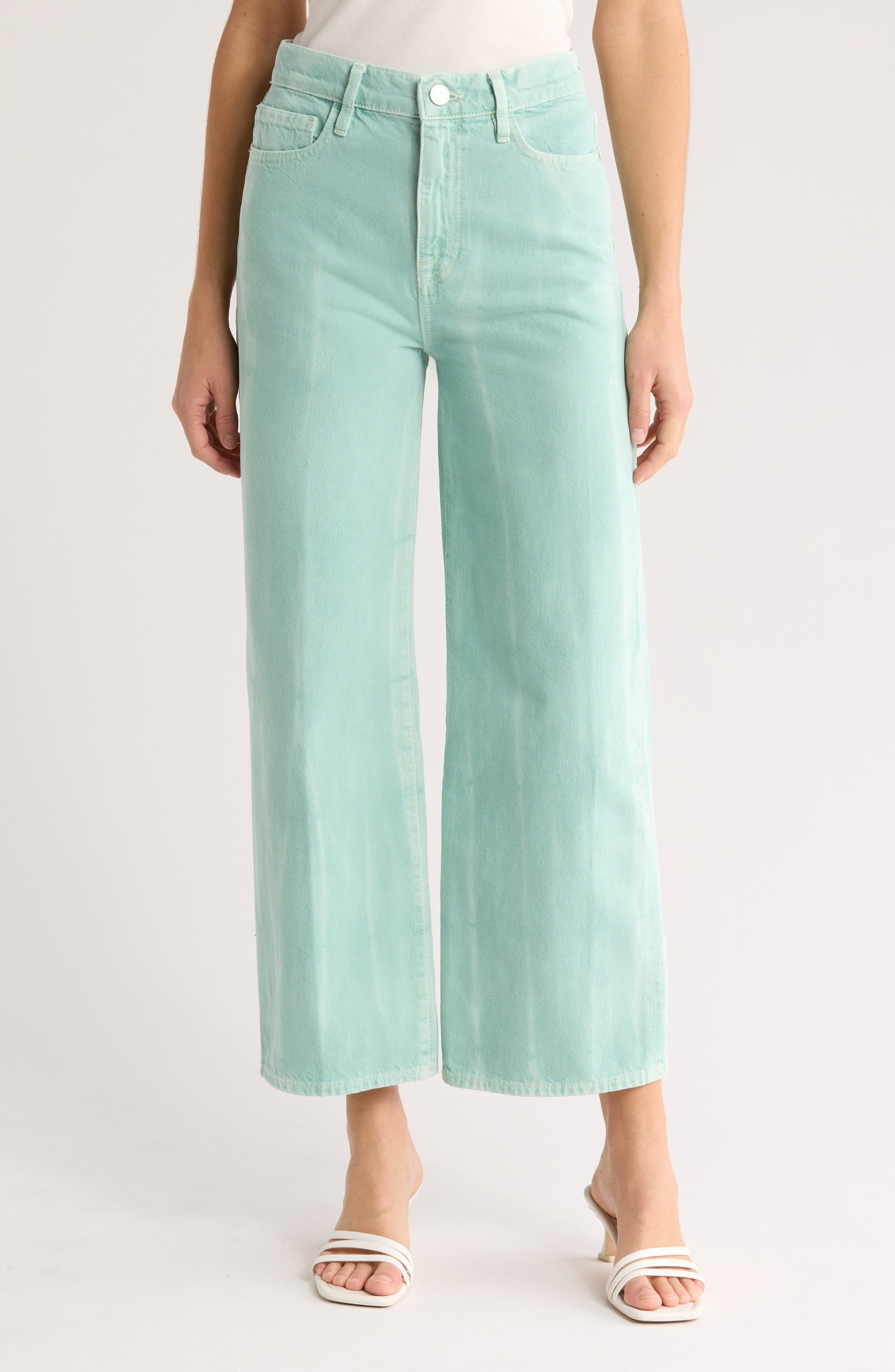 FRAME Le Jane Crop Wide Leg Jeans | Nordstromrack