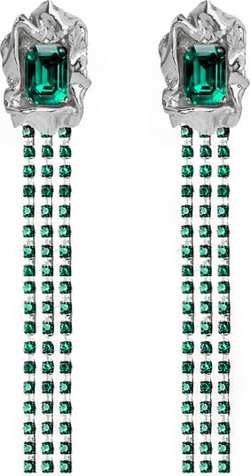 Sterling King Maude Crystal Drop Earrings | Nordstrom