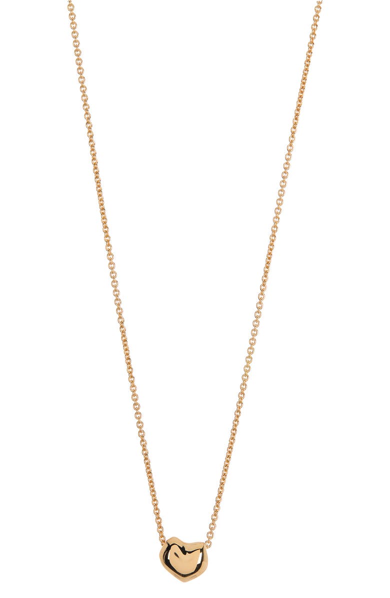 Monica Vinader Gold Vermeil Nura Heart Necklace | Nordstromrack